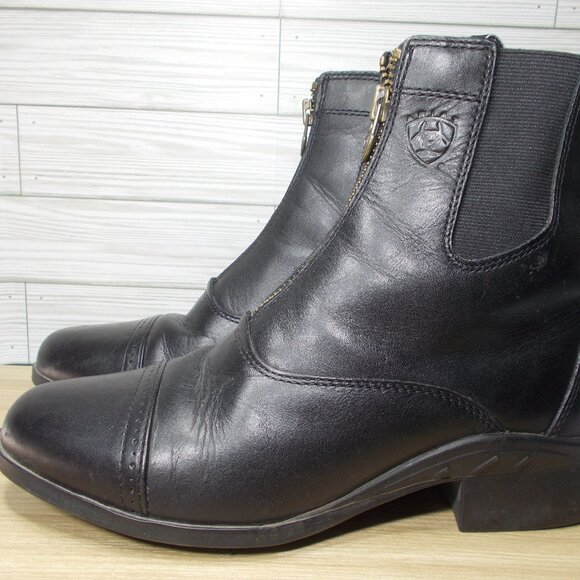 Ariat | Shoes | Ariat Heritage Ii Front Zip Leather Paddock Riding ...